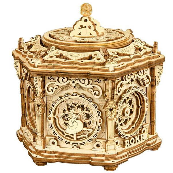 🩰 Swan Lake | music box with secret | wooden construction kit – Premium ...